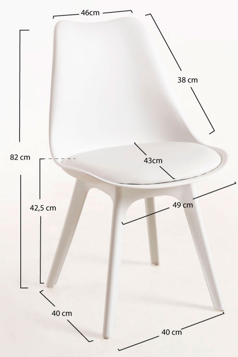 Silla Synk Suprym - Blanco - Conforama