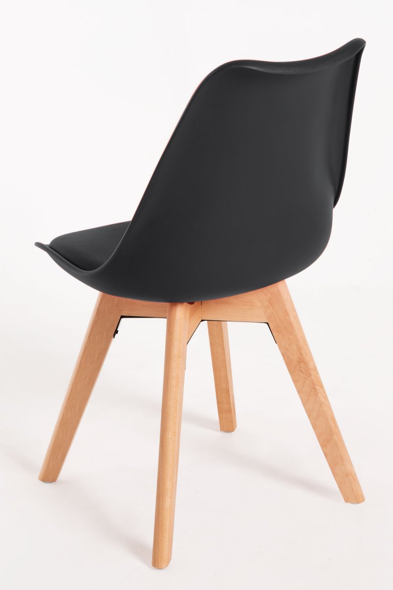 Pack 4 Sillas Synk Basic - Negro - Conforama