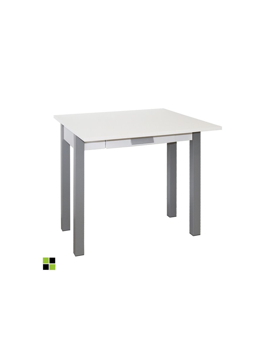 Mesa de Cocina Rectangular Extensible - Modelo HENA - Sobre MDF - Patas ...