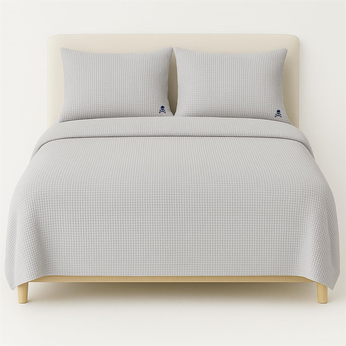 Set cama waffle (funda nordica 260x240cm + 2 fundas almohada 50x105cm ...