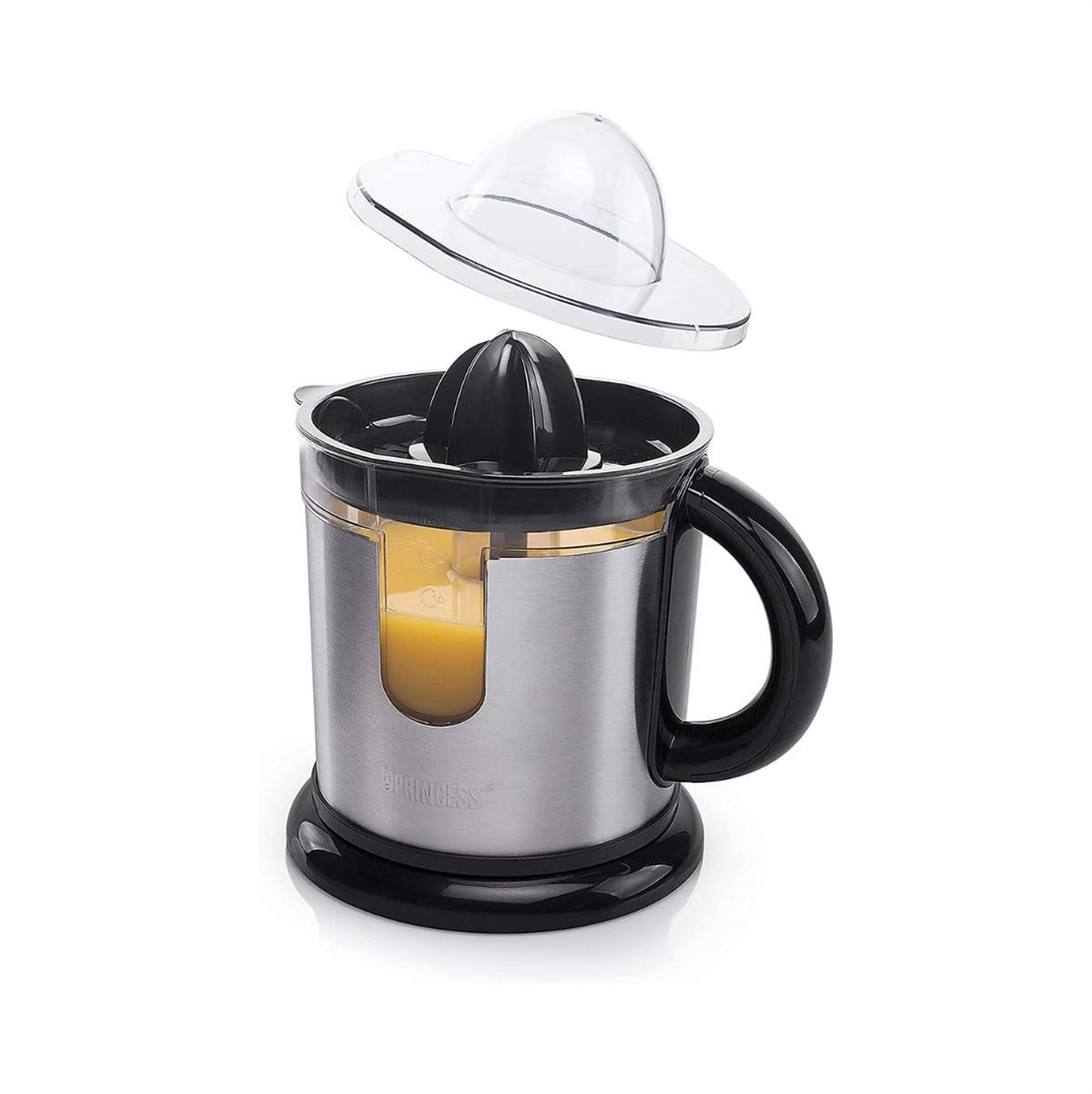Exprimidor eléctrico Princess 201975 40W 1,2L 2 conos acero inoxidable ...