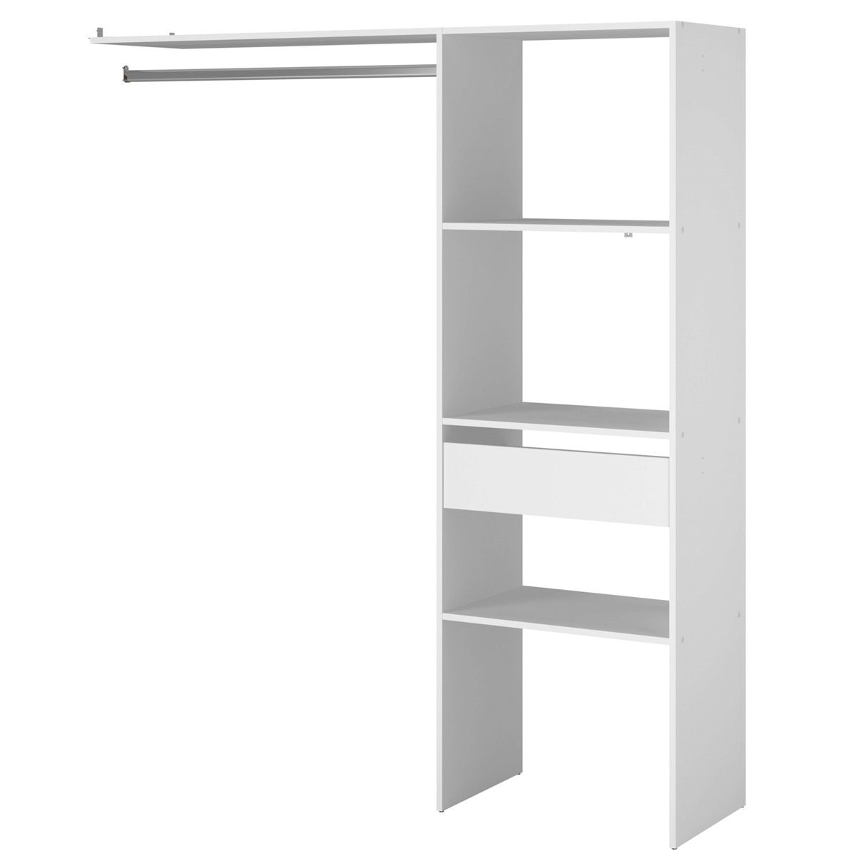 Vestidor Modular Abierto Custom para Dormitorio Estilo Contemporáneo en ...