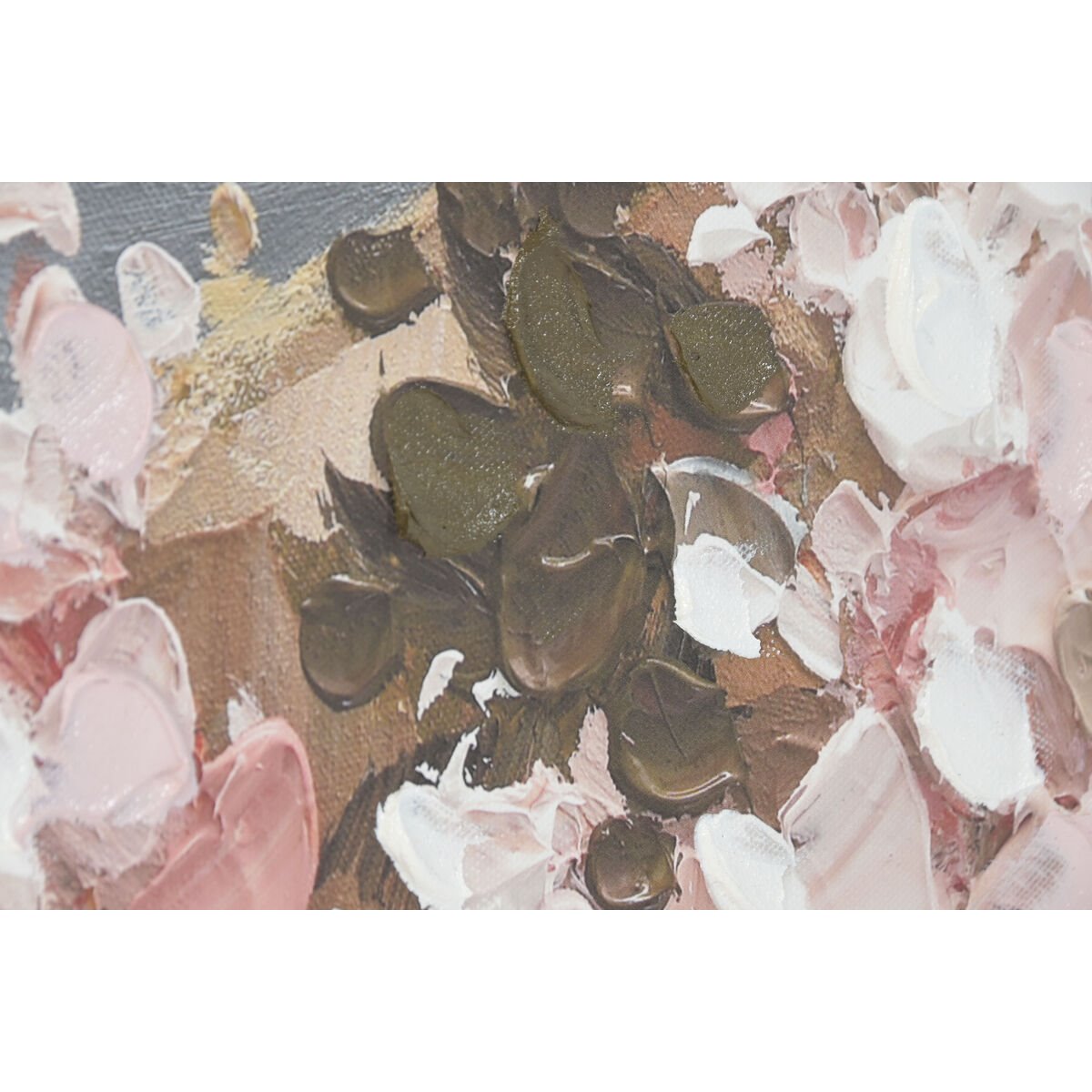 Cuadro Home ESPRIT Blanco Rosa Montaña 80 x 3,5 x 80 cm (2 Unidades ...