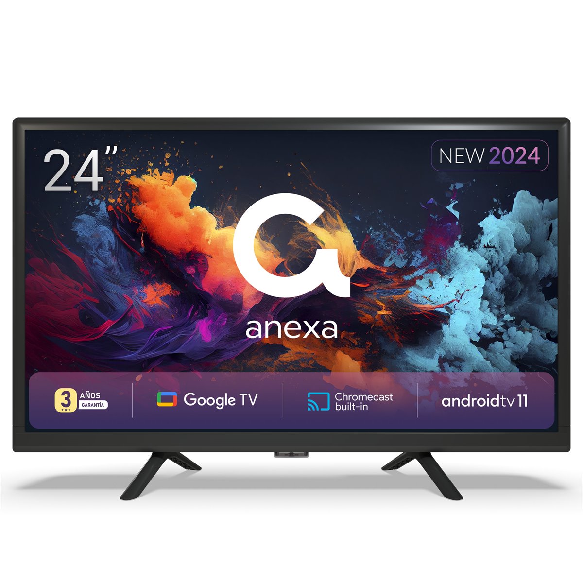 Televisor Smart TV 24 pulgadas HD. Google Official con Android 11 ...