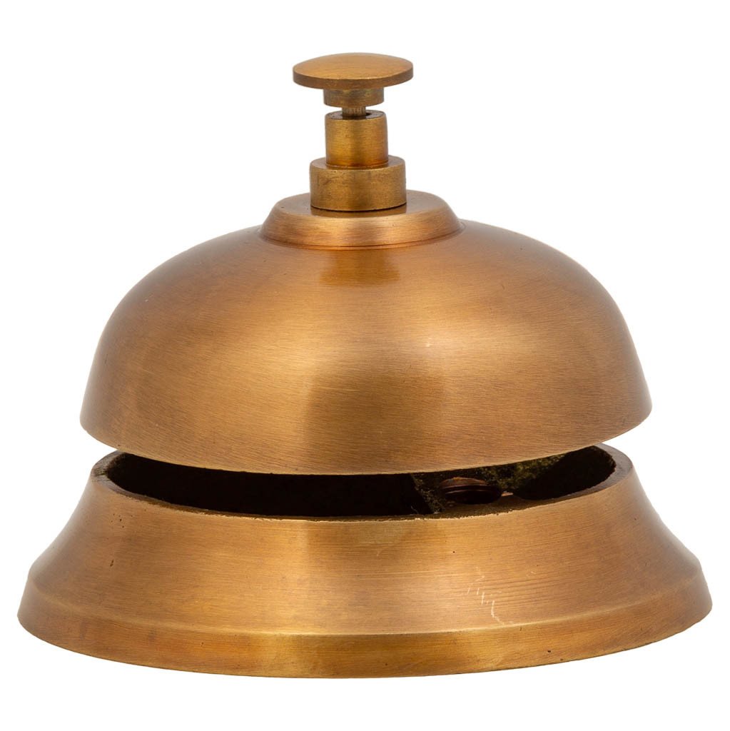 Timbre metal dorado d10 cm - Conforama