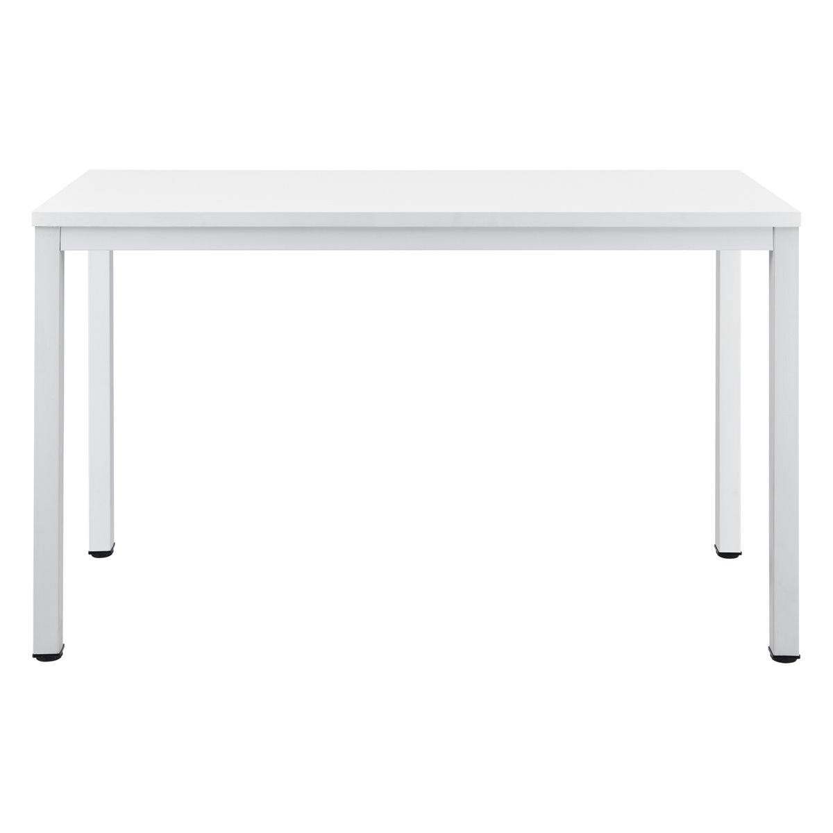 Mesa escritorio Odense rectangular acero/aglomerado 75 x 120 x 60 cm - Blanco [en.casa] - Conforama