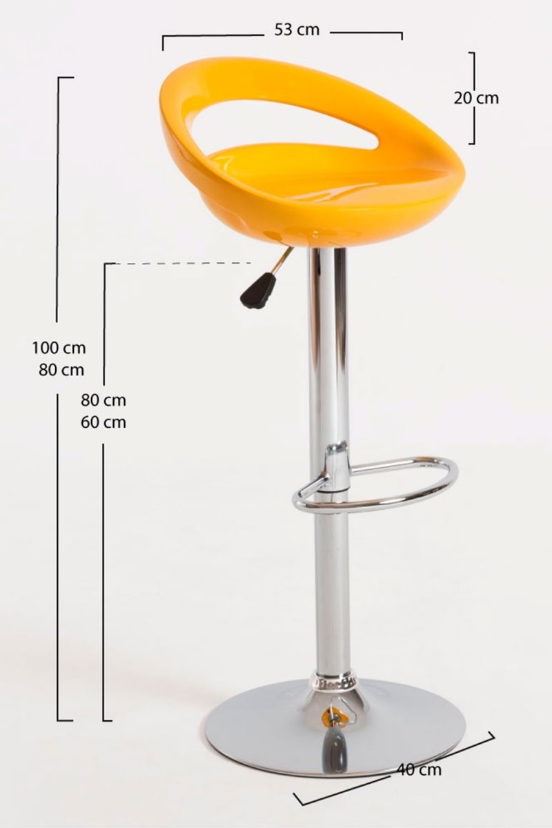 Taburete Onis Basic - Amarillo - Conforama