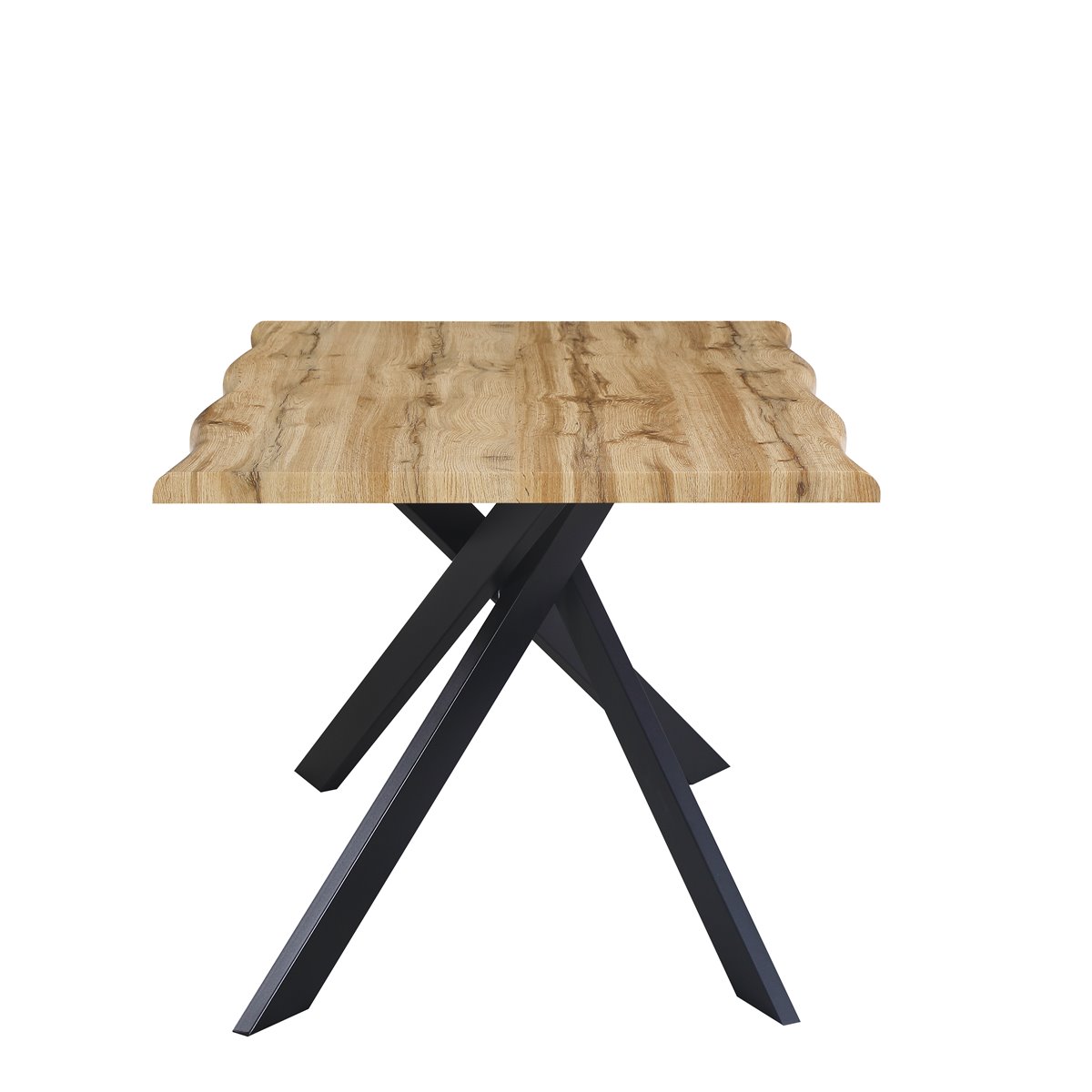 Mesa de comedor fija color roble LIMA - Conforama