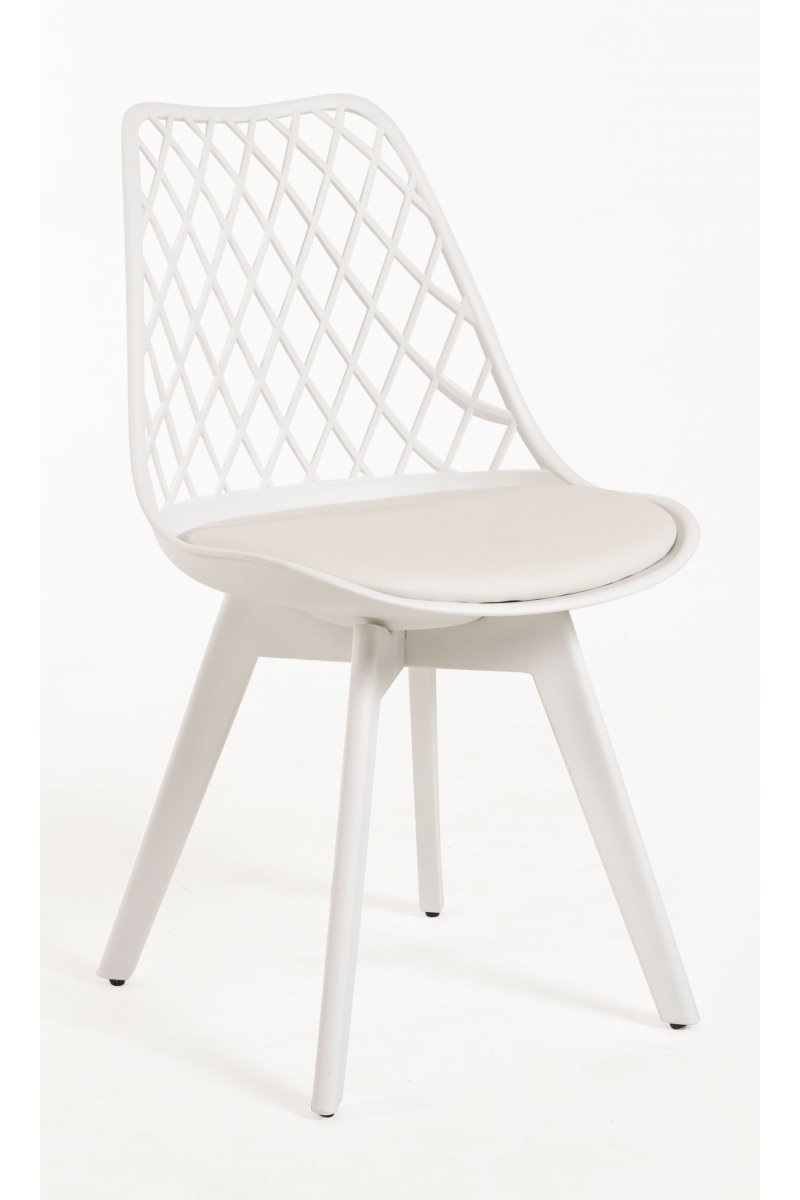 Pack 4 Sillas Mima Suprym - Blanco - Conforama