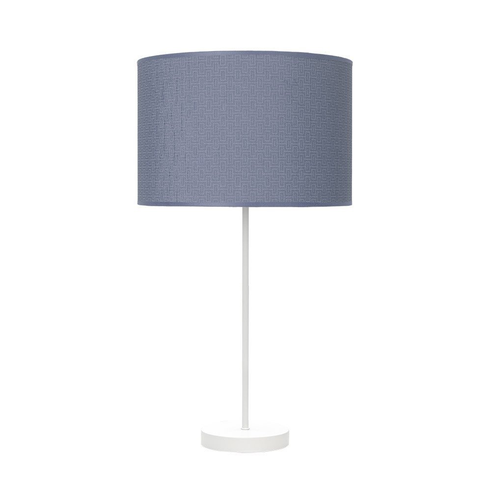 lampara sobremesa metal color azul serie moda 30cm - Conforama