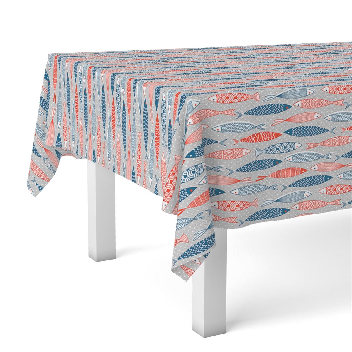 Mantel Resinado Fish 100x140cm Donegal Collections - Conforama