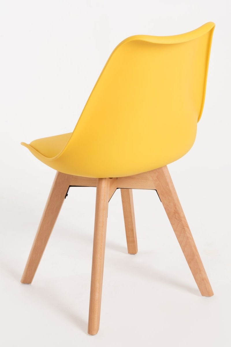 Pack 6 Sillas Synk Basic - Amarillo - Conforama