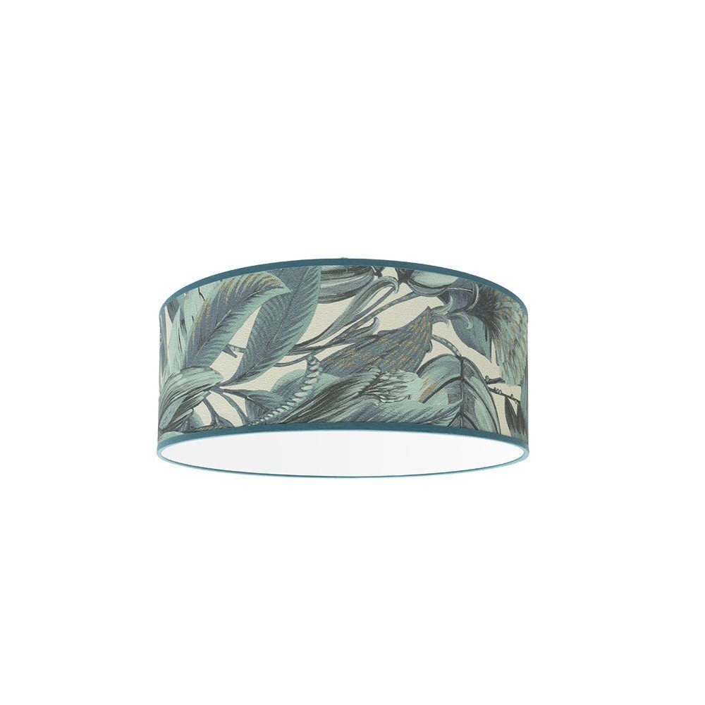 plafon de techo metal color azul serie argel 40cm - Conforama