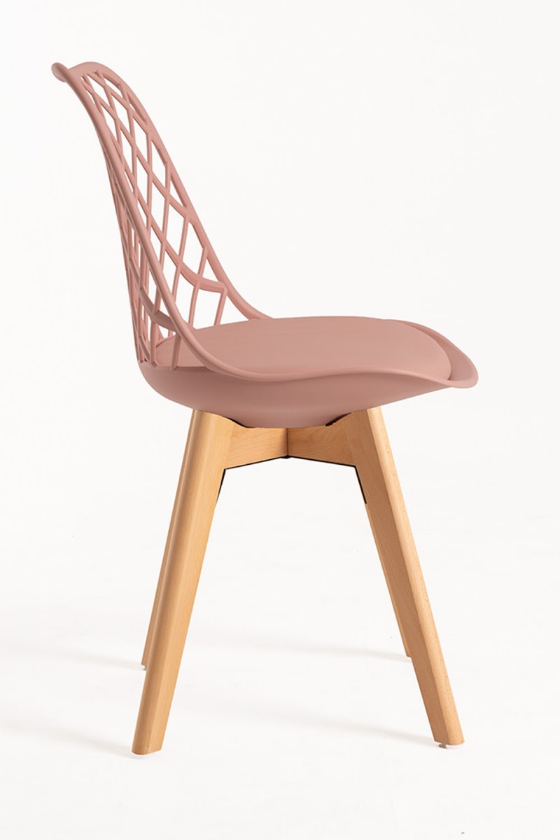 Pack 6 Sillas Mima - Rosa Avellana - Conforama