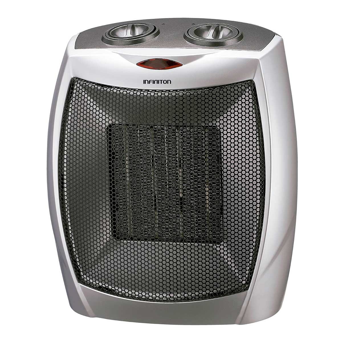 Calefactor-ventilador cerámico Infiniton HPTC-902C - 1500W, seguro anti-vuelco, 3 funciones ...