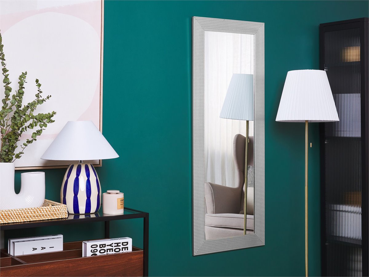 Espejo DERVAL 50 cm 130 cm Plateado - Conforama