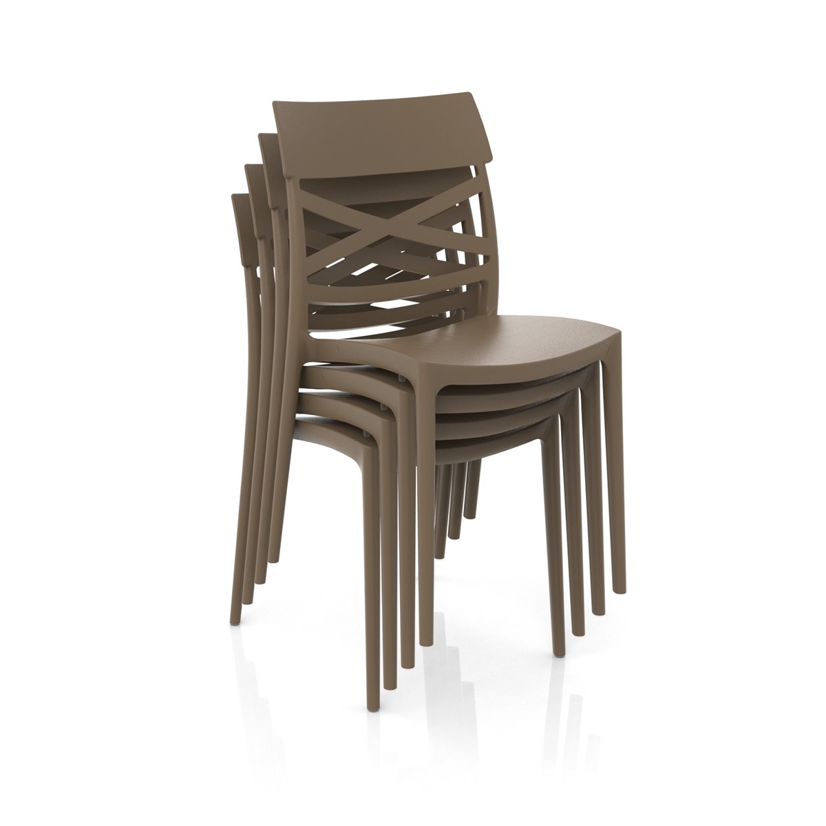 Silla de cocina LUISA color topo - Conforama